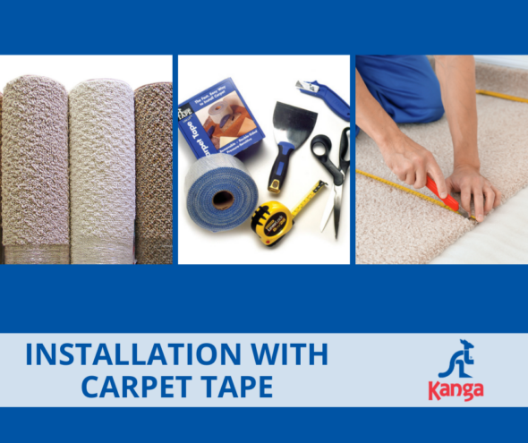 Easy Installation with Carpet Tape – Kangaback